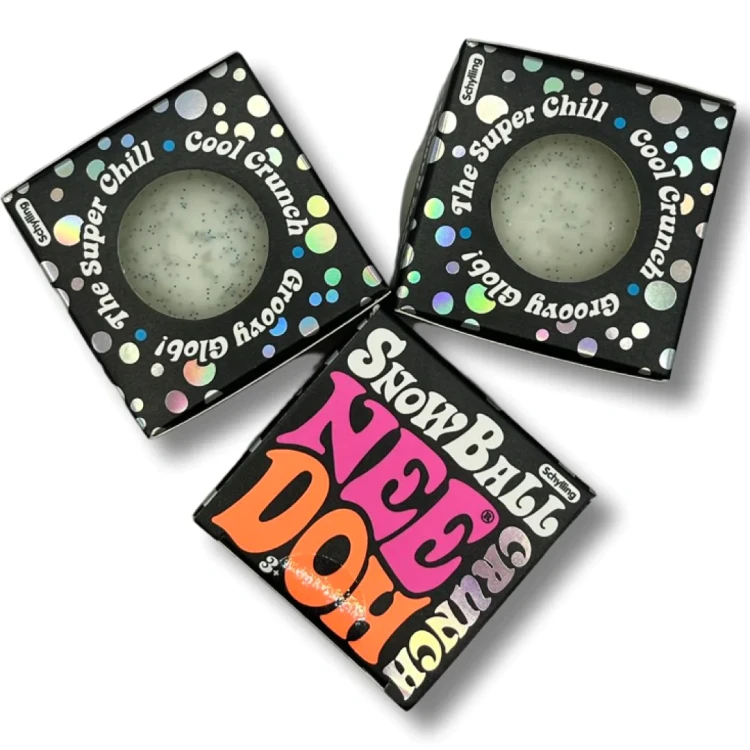 Sensoryczny gniotek: Snow Ball Crunch NeeDoh / Schylling - Dobre Liski