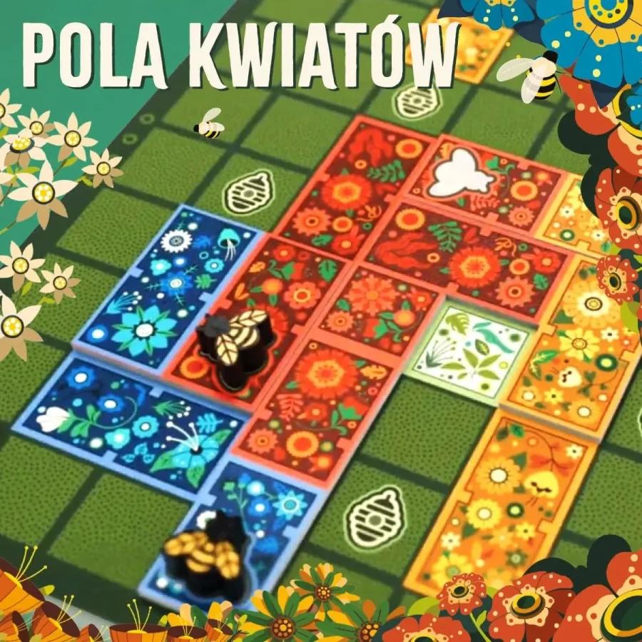 Pola kwiatów - Gra Planszowa / Wydawnictwo Nasza Księgarnia - Dobre Liski