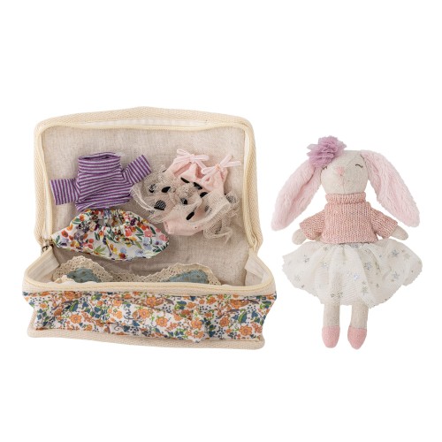 Laleczka Milly w torebce z zestawem ubranek - Brown / Bloomingville ...