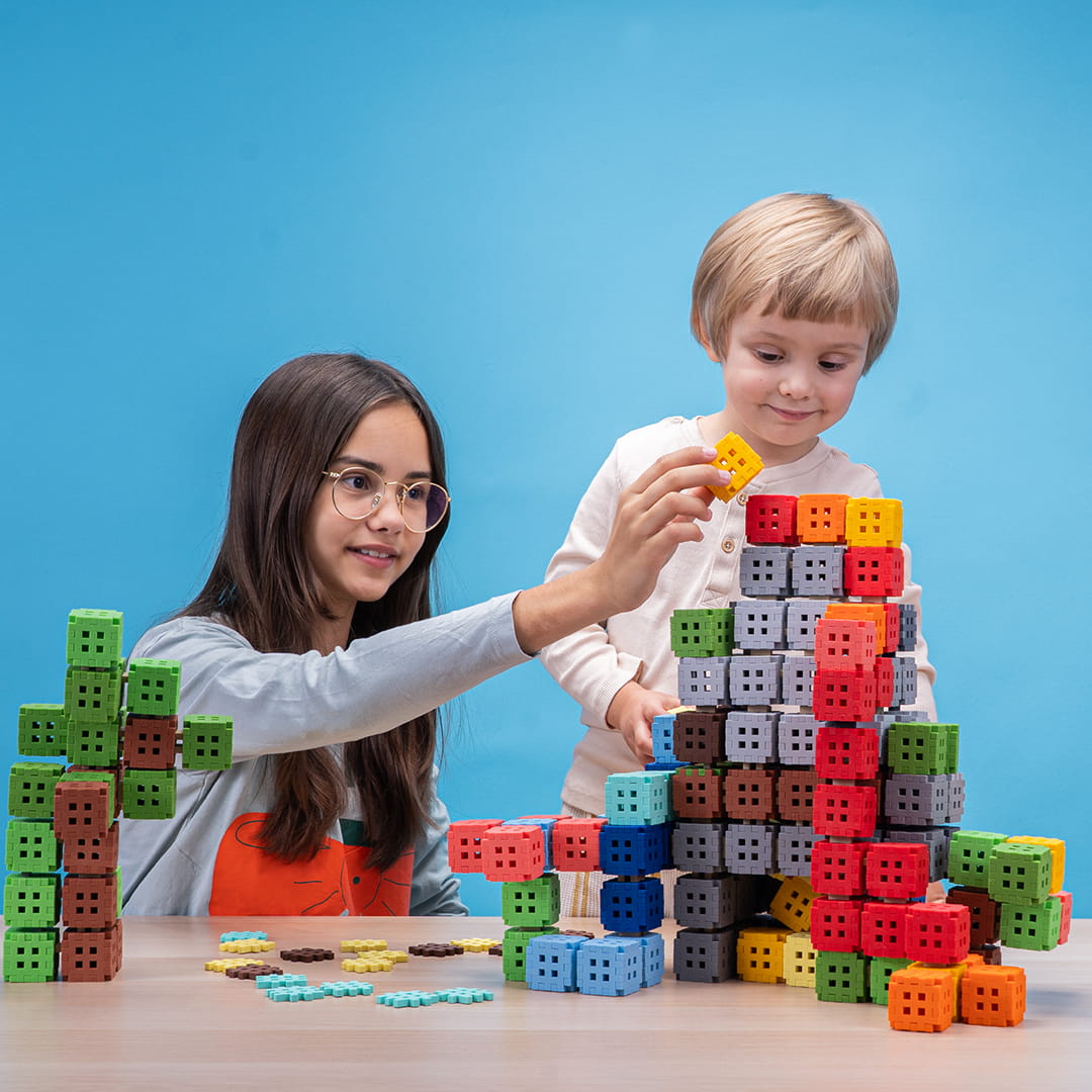 Klocki Mini Waffle Blocks 142el. / Marioinex - Dobre Liski