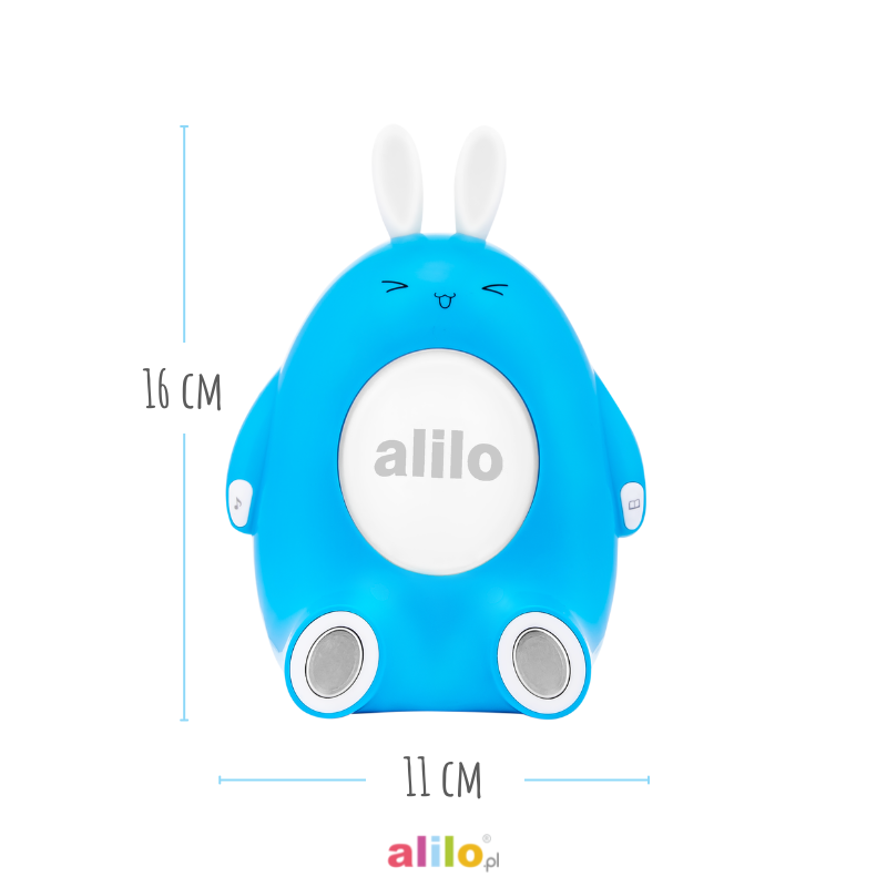 Alilo Happy Bunny P1 - niebieski - niedostępne