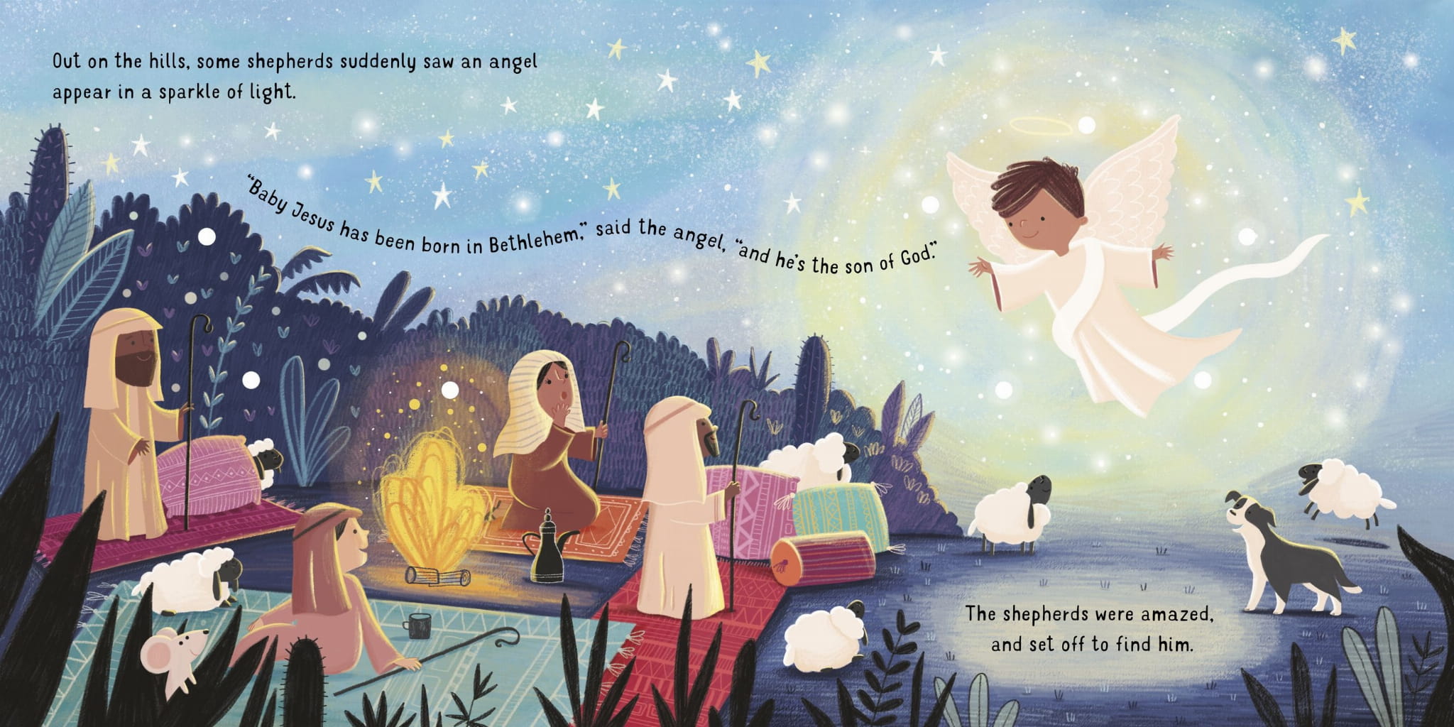The Twinkly Twinkly Nativity / Wydawnictwo Usborne - Dobre Liski