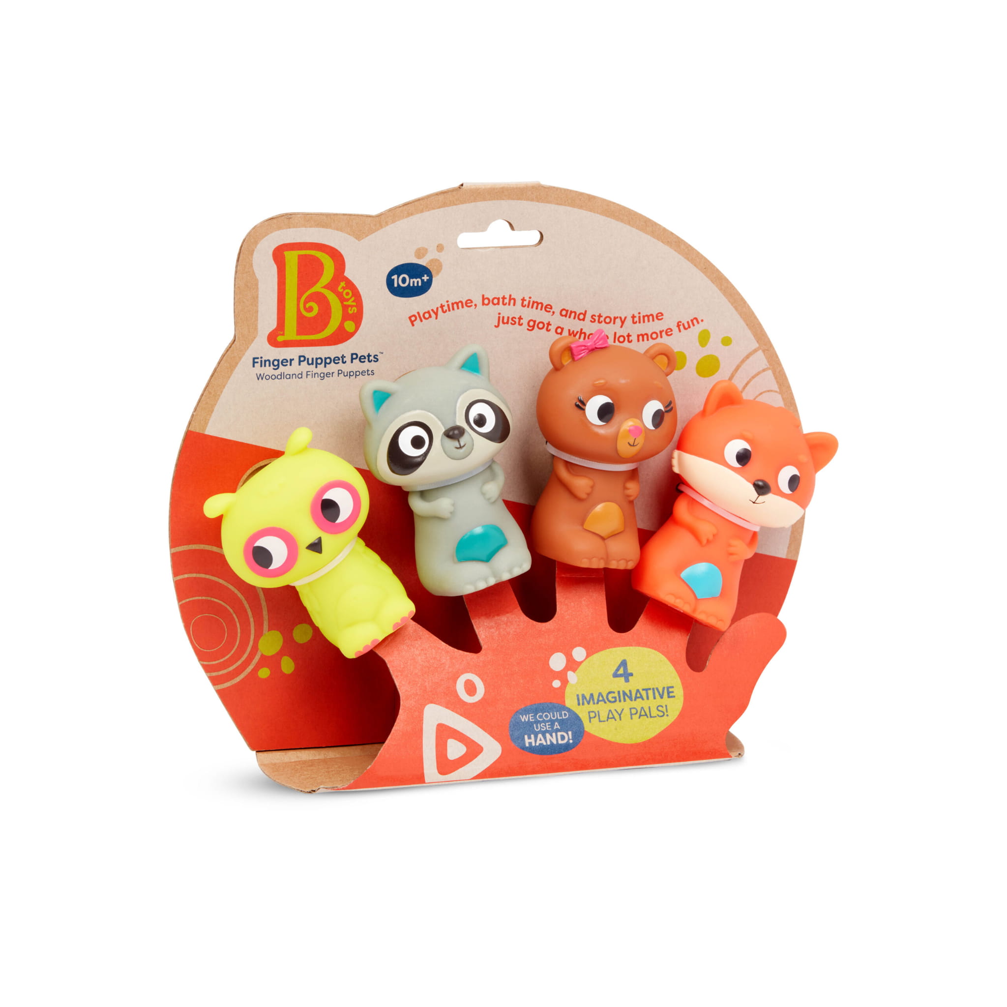 Pinky Pals – pacynki na palce - Załoga z lasu / B.Toys BX2017 - niedostępne