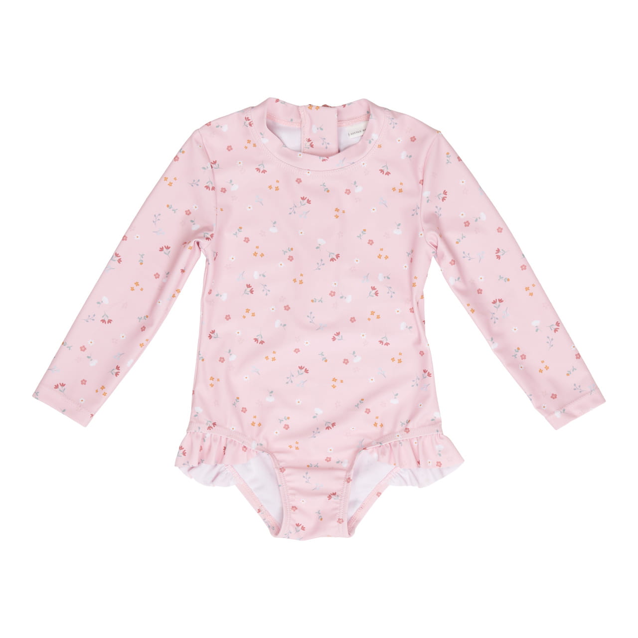Swimsuit z rękawami Vintage Pink Little Pink Flowers roz. 98-104 ...