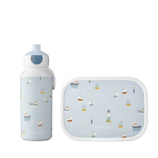 Zestaw lunch box + bidon Sailors Bay / Little Dutch x MEPAL - Dobre Liski