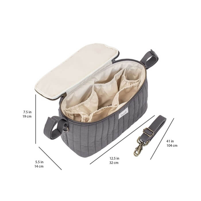 Organizer do wózka Quilted Solid Grey / 3 Sprouts - Dobre Liski