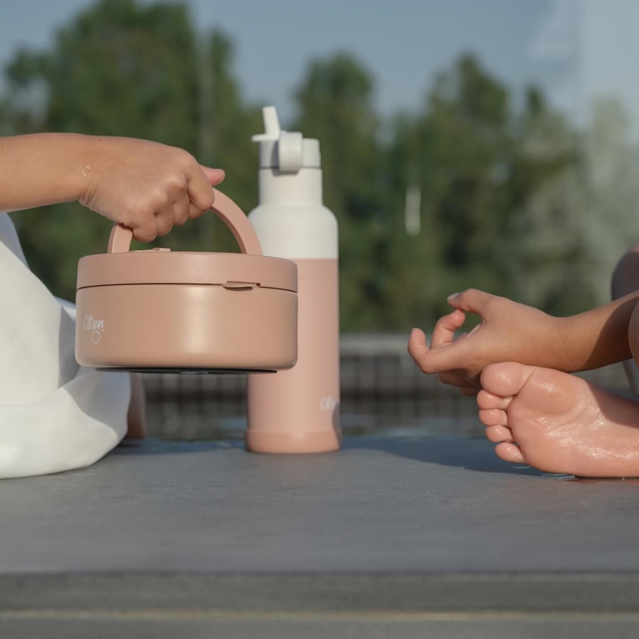 Termos Obiadowy 400ml - Blush Pink / Citron - Dobre Liski