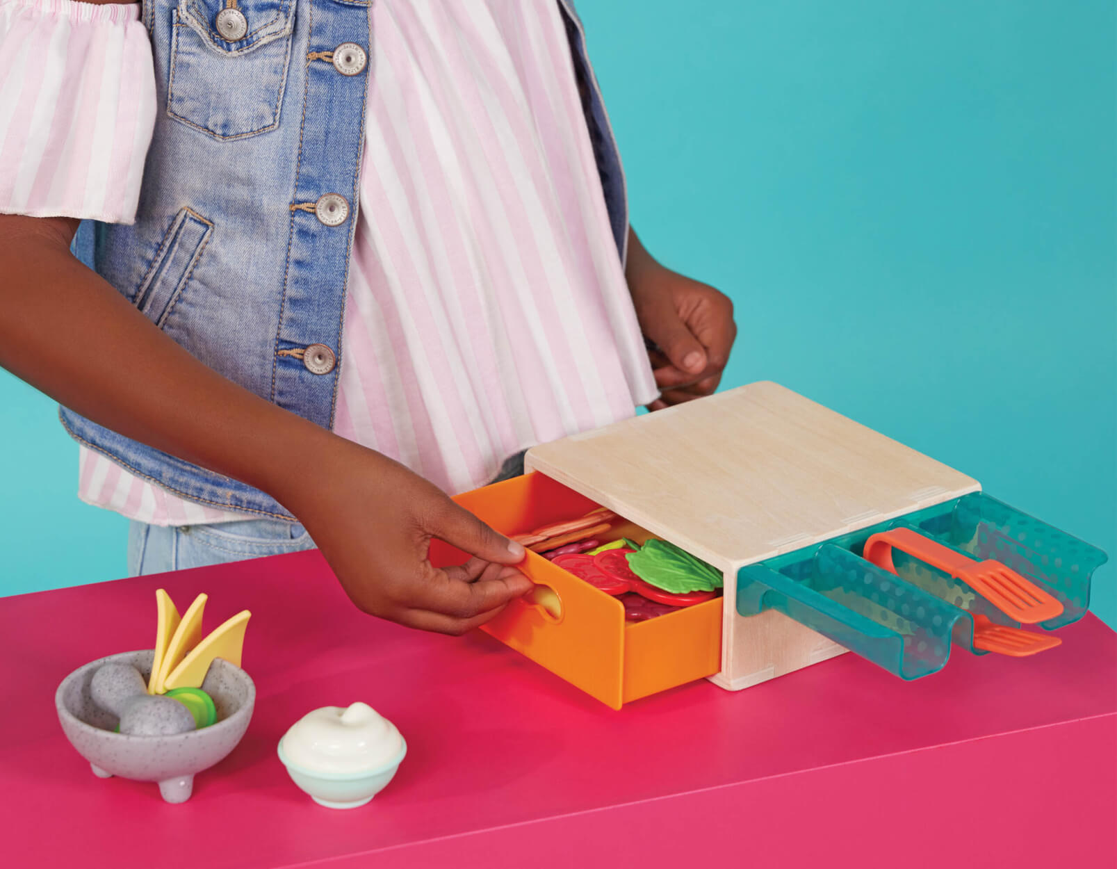 Mini Chef - Tiny Taco Playset - zestaw do przyrządzania TACOS / B.Toys ...