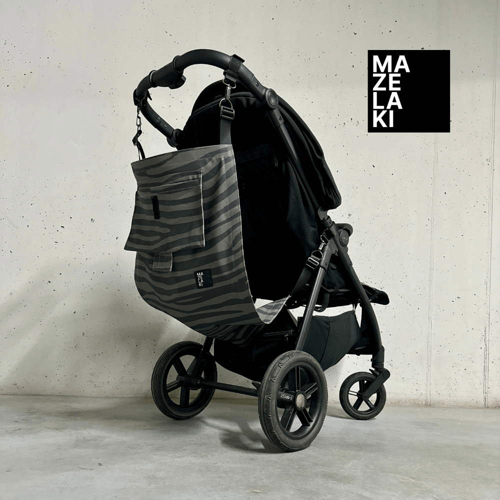 Hamak do wózka - zebra / MAZELAKI - Dobre Liski